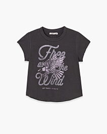 Remera Freedom Girls. Color Gris Topo. Encontrá ropa para niñas en ...